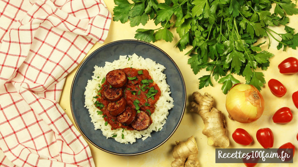 Recette du rougail saucisse facile et express | Recettes100faim