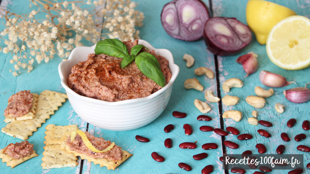 Rillettes haricots rouges cajou tomates séchées | Recettes100faim